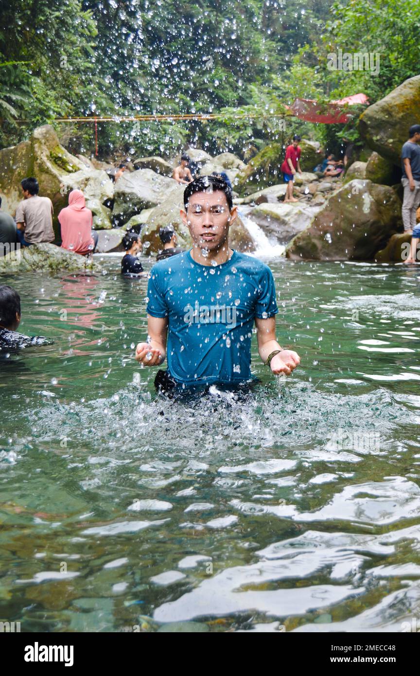 Swimming, Playing In The Water And Enjoying The Natural Beauty Of The ...