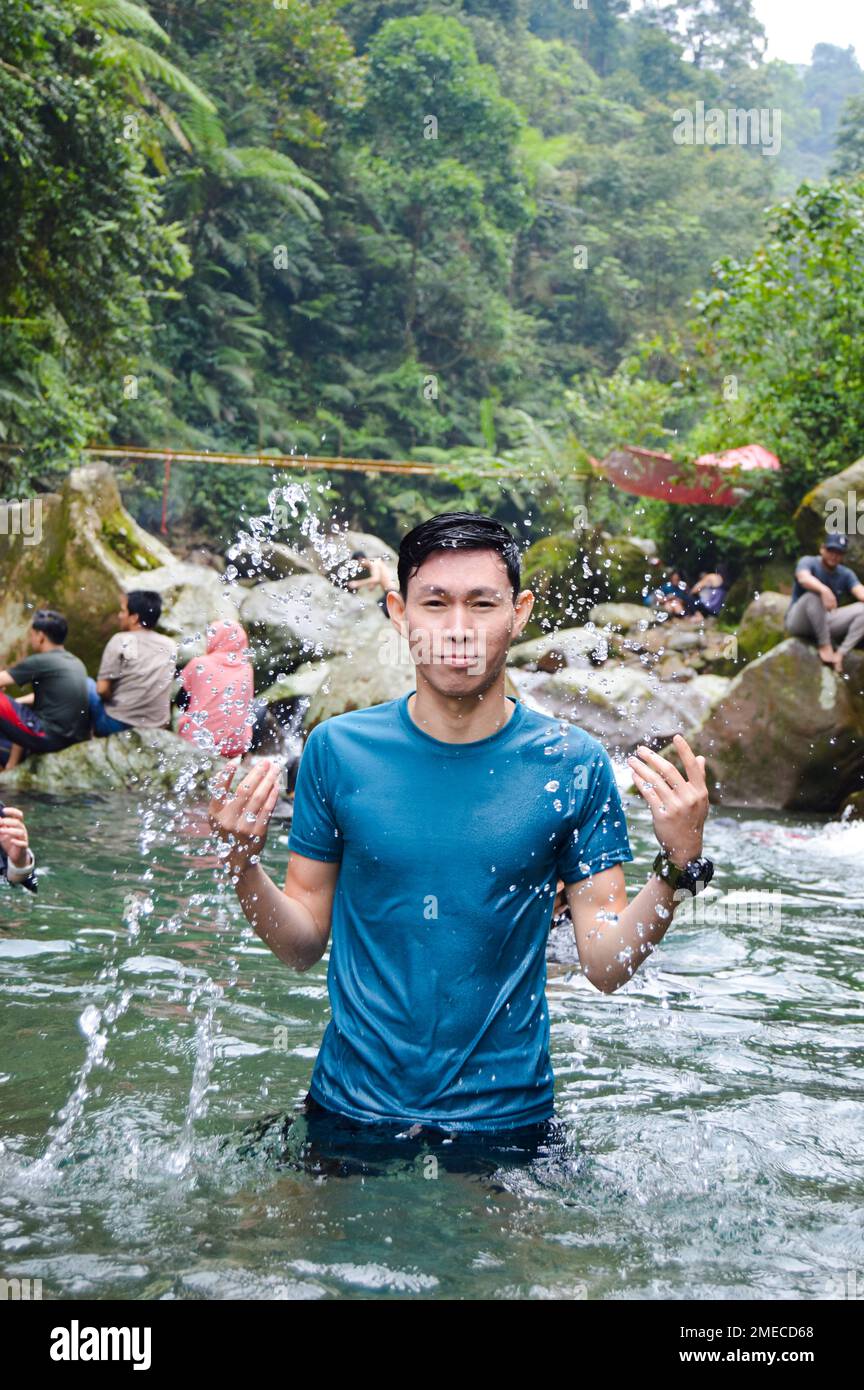 Swimming, Playing In The Water And Enjoying The Natural Beauty Of The ...