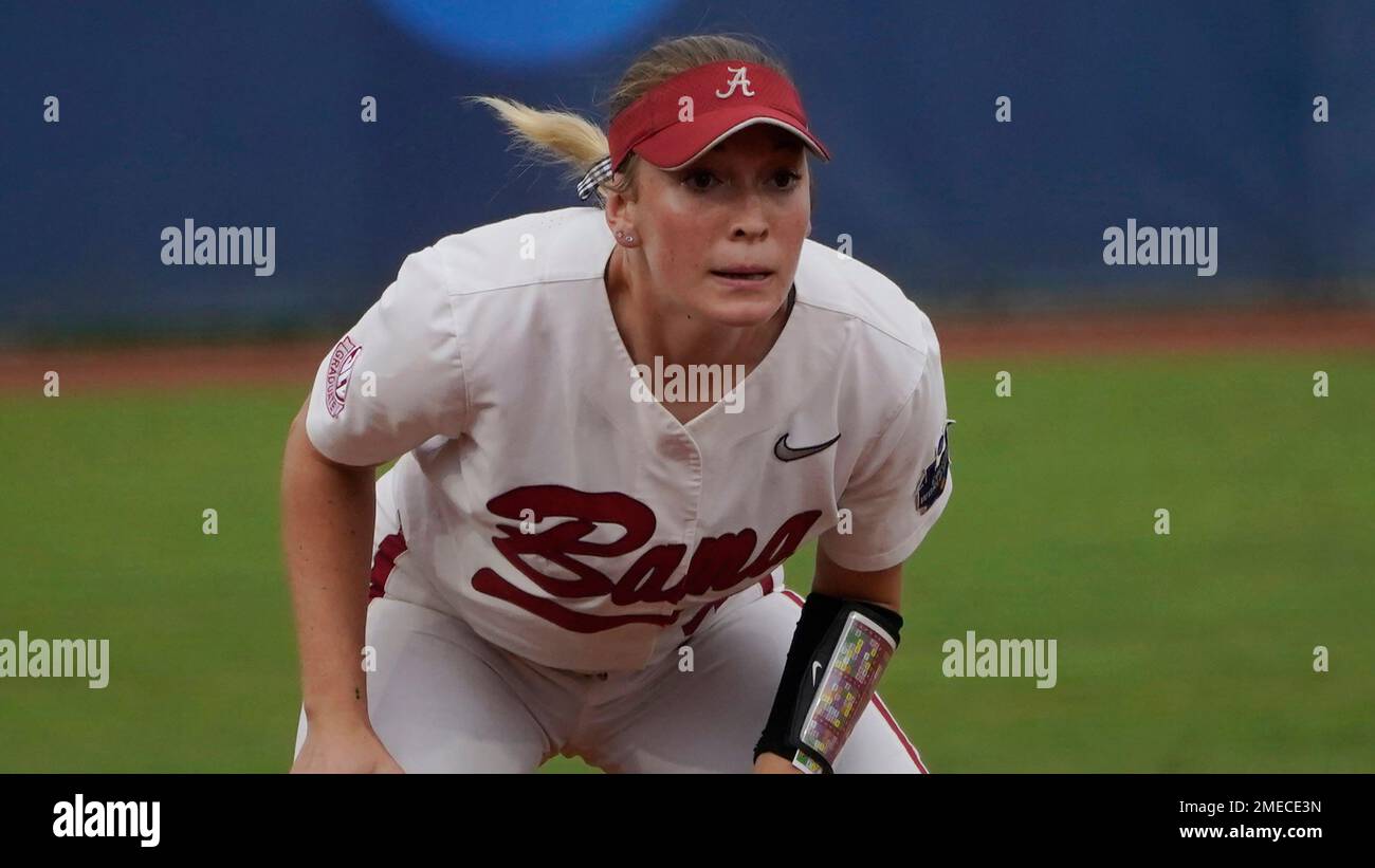 Alabama's Tyler Clark during an NCAA Women's College World Series ...