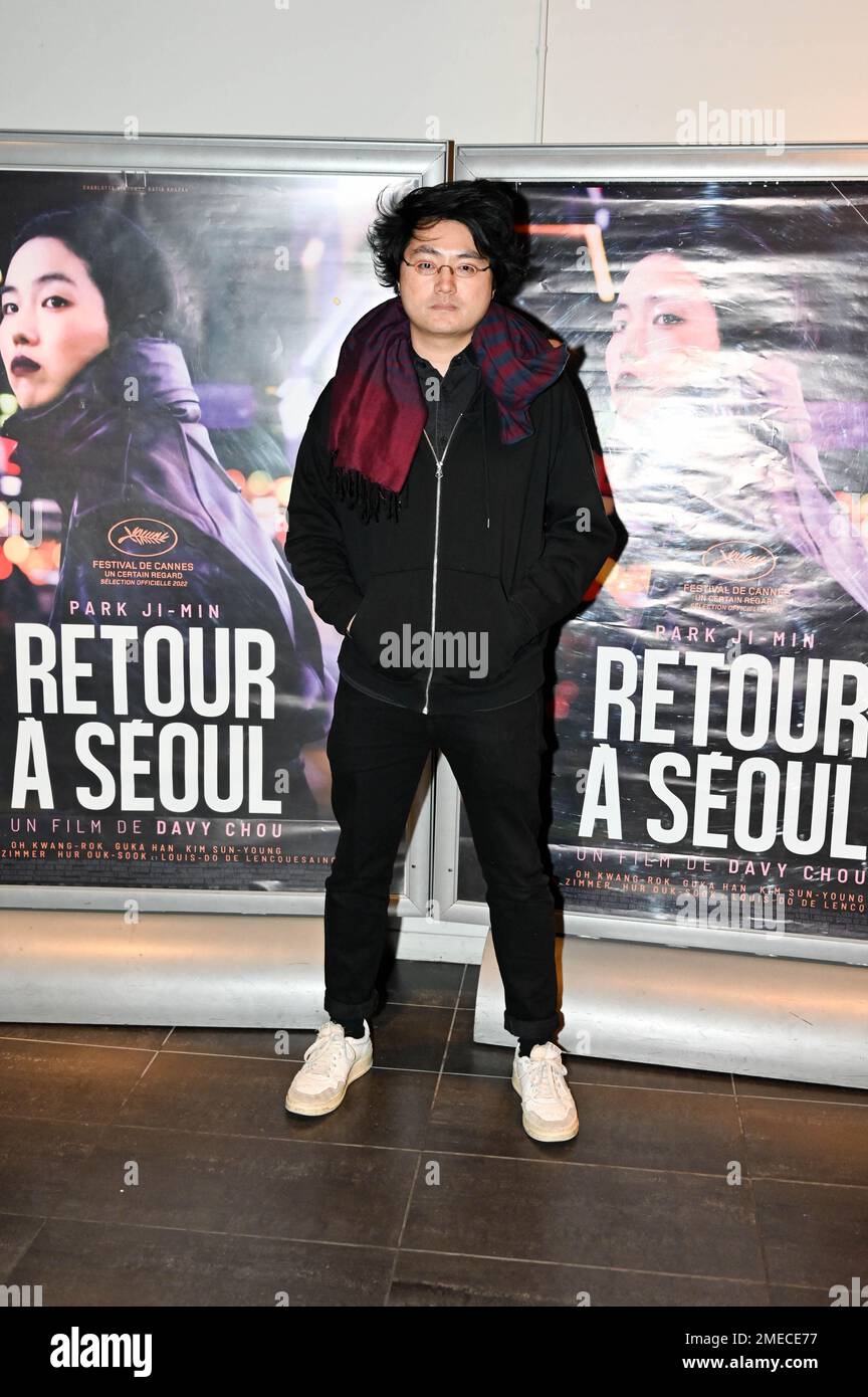 Davy Chou, director of the film Retour A Seoul (Return To Seoul) during the premiere of Davy ...