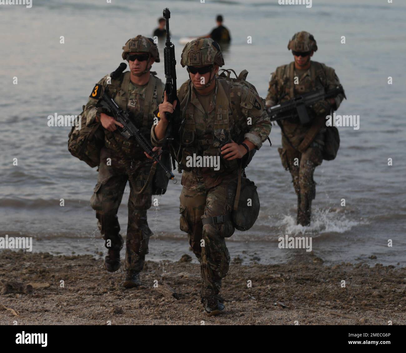 Soldiers from 2nd Brigade Combat Team “Strike”, 101st Airborne Division (Air Assault), 18th ...
