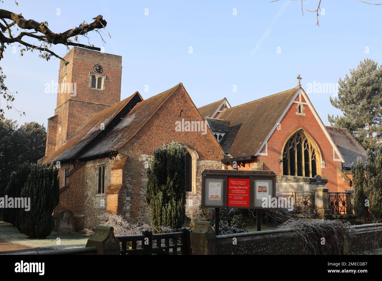 St. John the Baptist, Malden Stock Photo - Alamy