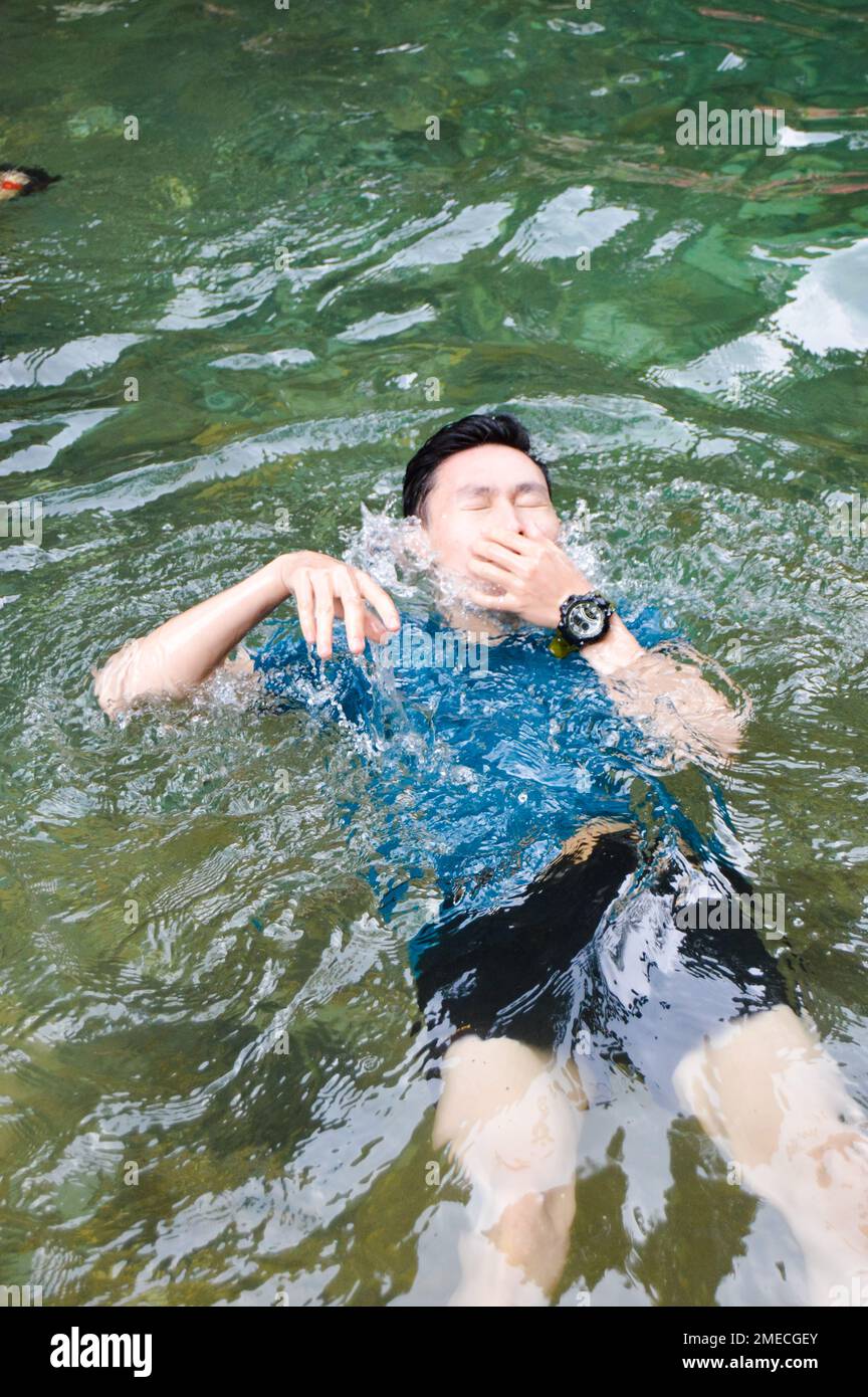 Swimming, Playing In The Water And Enjoying The Natural Beauty Of The ...