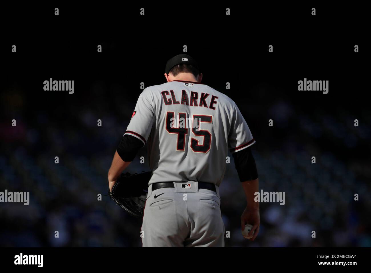 Arizona Diamondbacks' Taylor Clarke pitches during the seventh inning ...