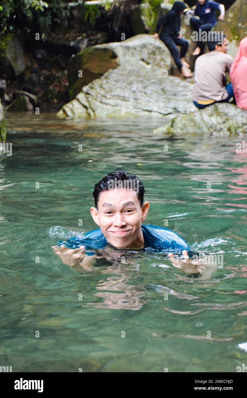 Swimming, Playing In The Water And Enjoying The Natural Beauty Of The ...