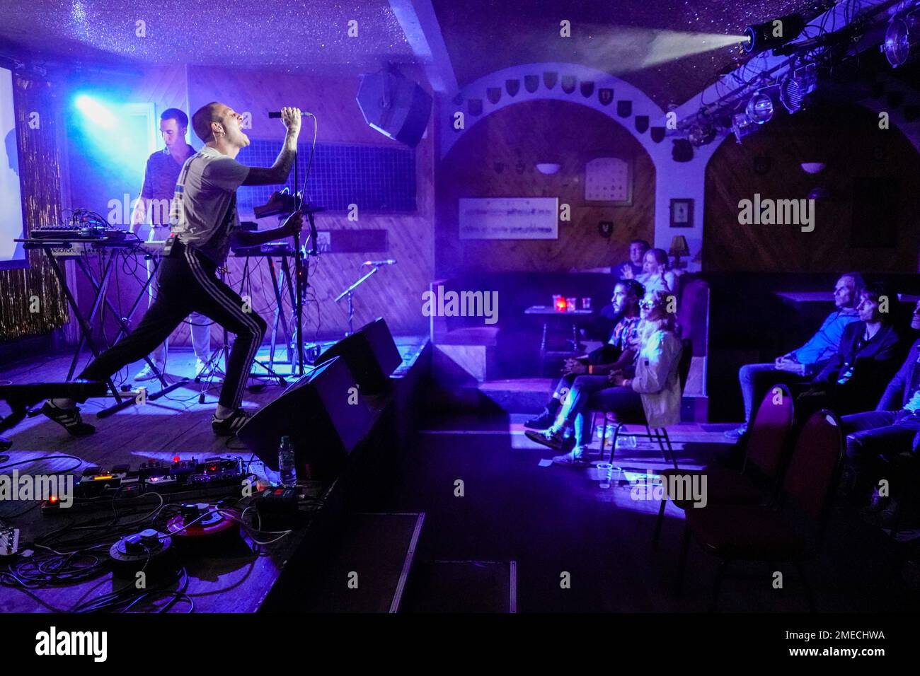 Musician Iacopo Bertelli, front, stage name Jack Milwaukee, and ...