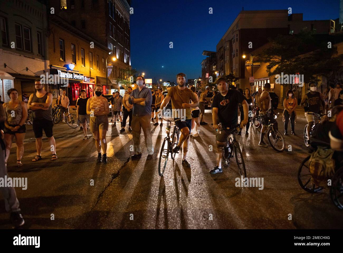 Over one hundred community members march for Winston Boogie Smith Jr ...