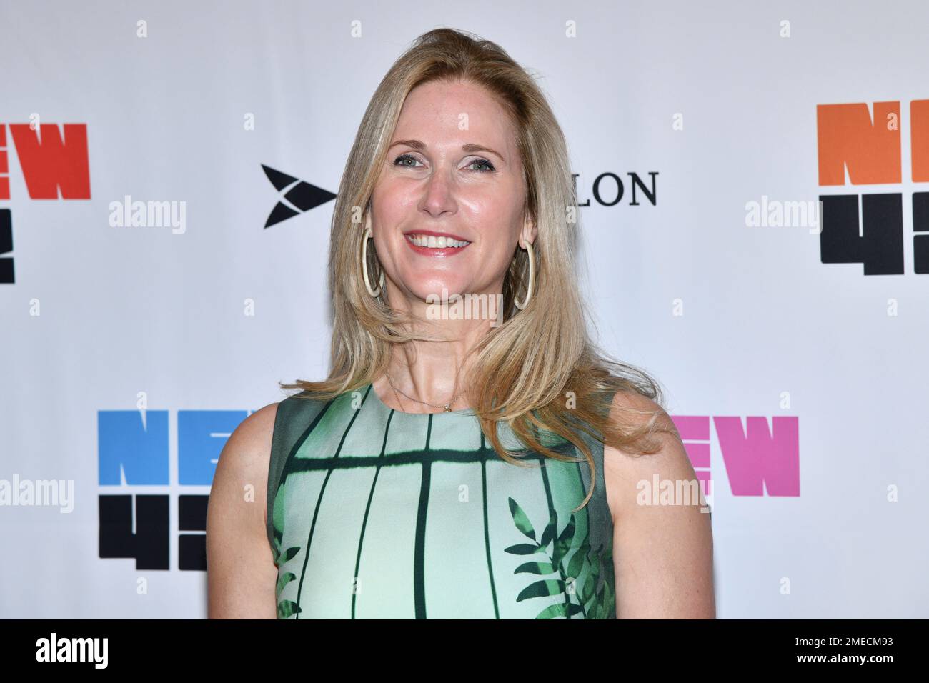 Fiona Howe Rudin arrives at the New 42 outdoor celebration of arts ...