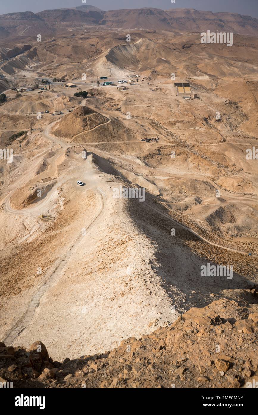 fort Masada, Judaean Desert, Israel, Asia Stock Photo - Alamy