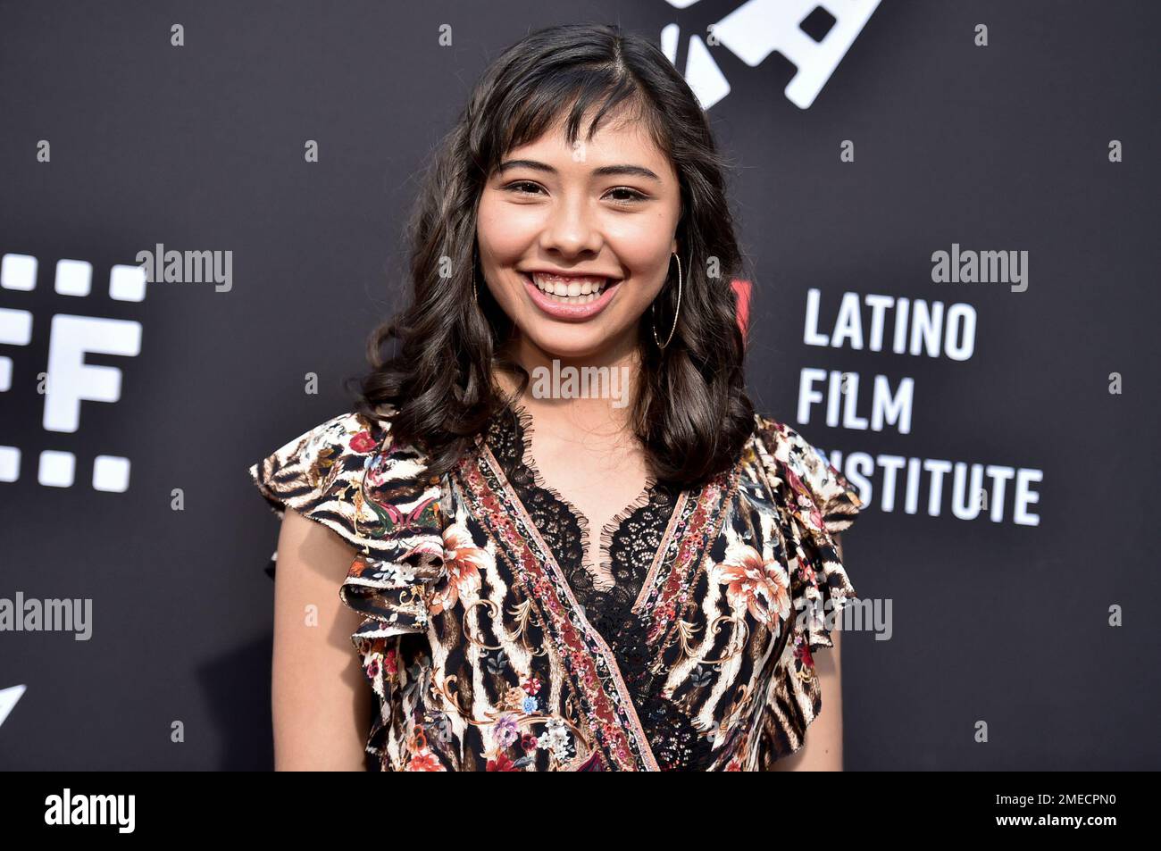 Xochitl Gomez arrives at a special screening of "In the Heights" during ...