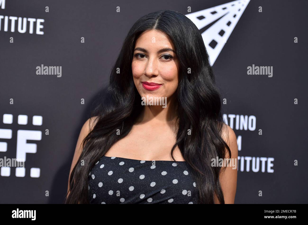 Stephanie Beatriz arrives at a screening of "In the Heights" during the ...