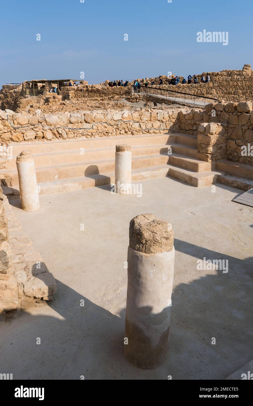fort Masada, Judaean Desert, Israel, Asia Stock Photo - Alamy