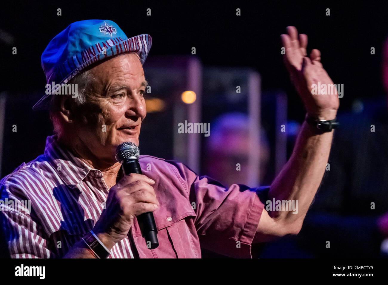Bill Murray appears onstage at the fifth annual Love Rocks NYC concert ...