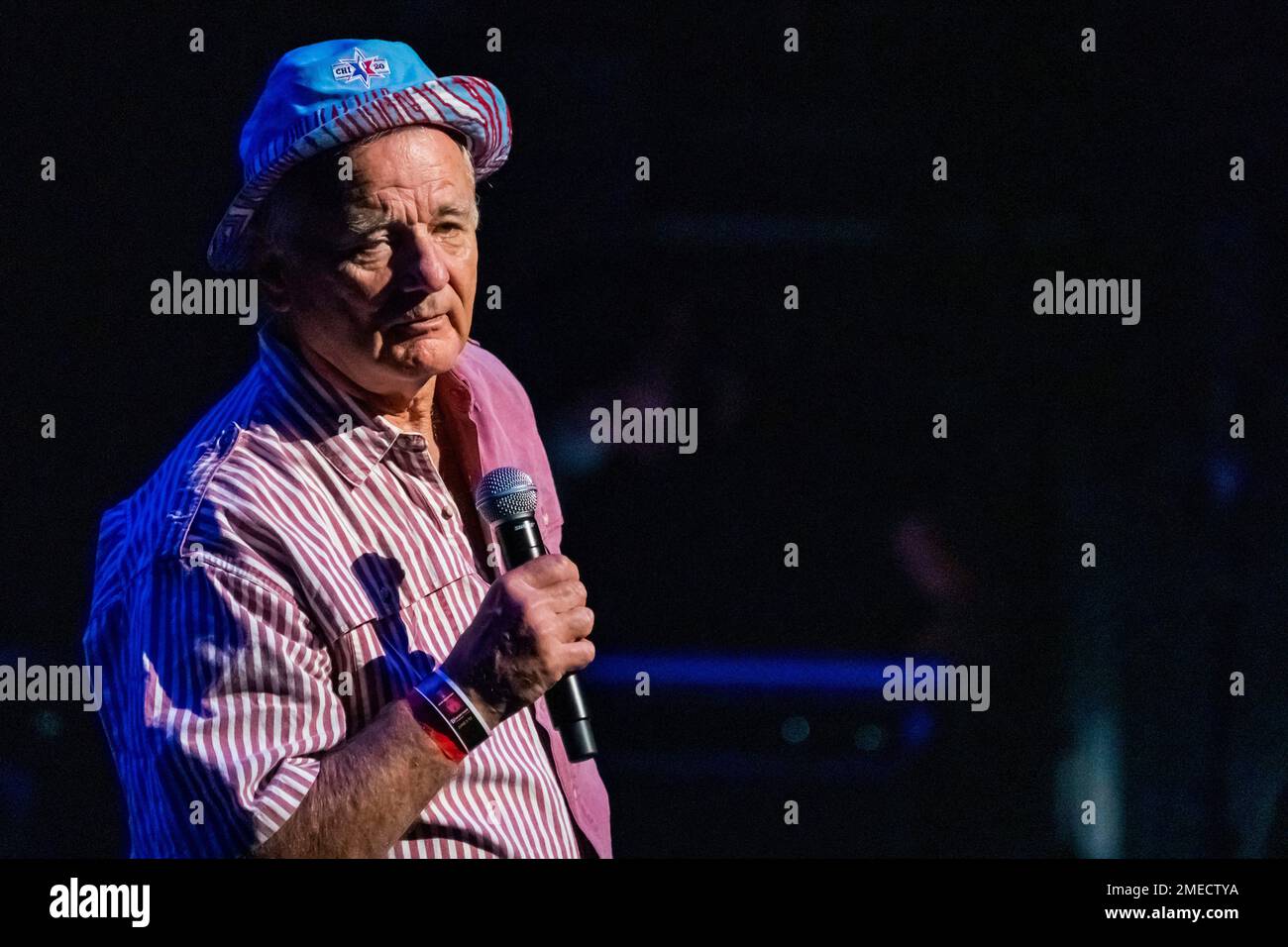 Bill Murray appears onstage at the fifth annual Love Rocks NYC concert ...