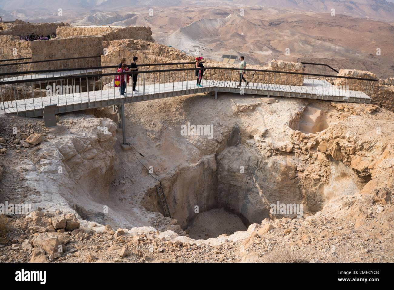 fort Masada, Judaean Desert, Israel, Asia Stock Photo - Alamy
