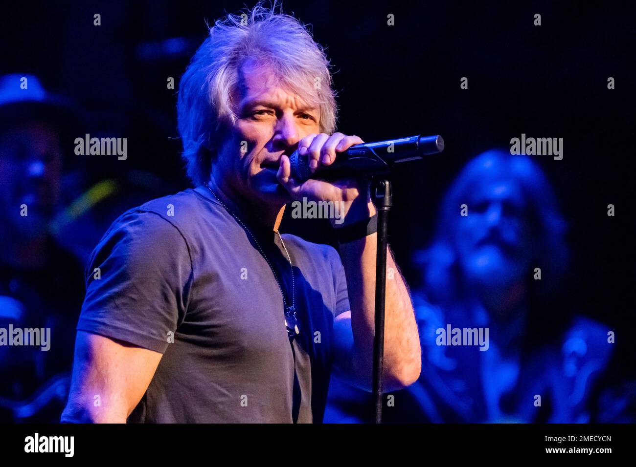 Jon Bon Jovi performs at the fifth annual Love Rocks NYC concert to ...