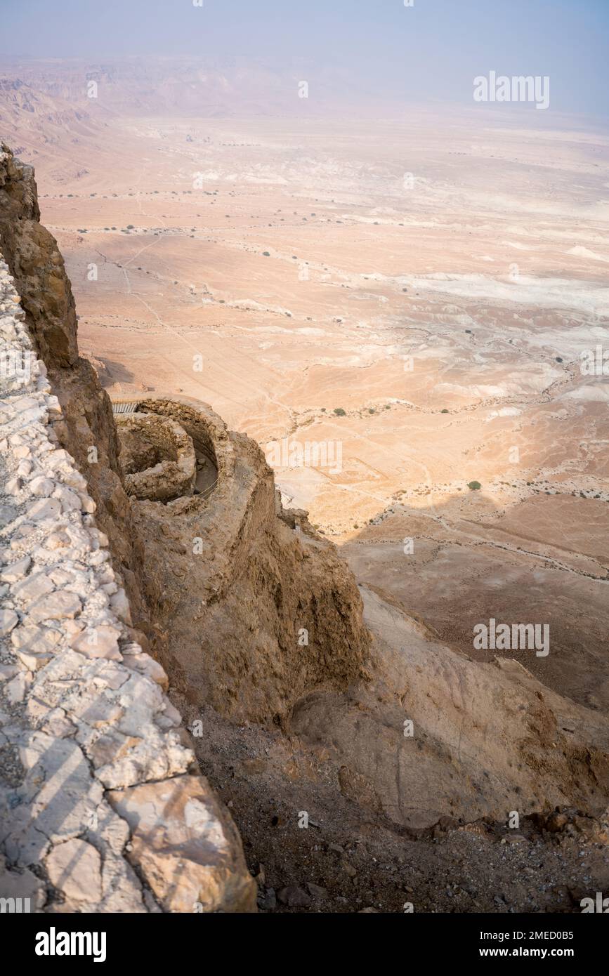 fort Masada, Judaean Desert, Israel, Asia Stock Photo - Alamy
