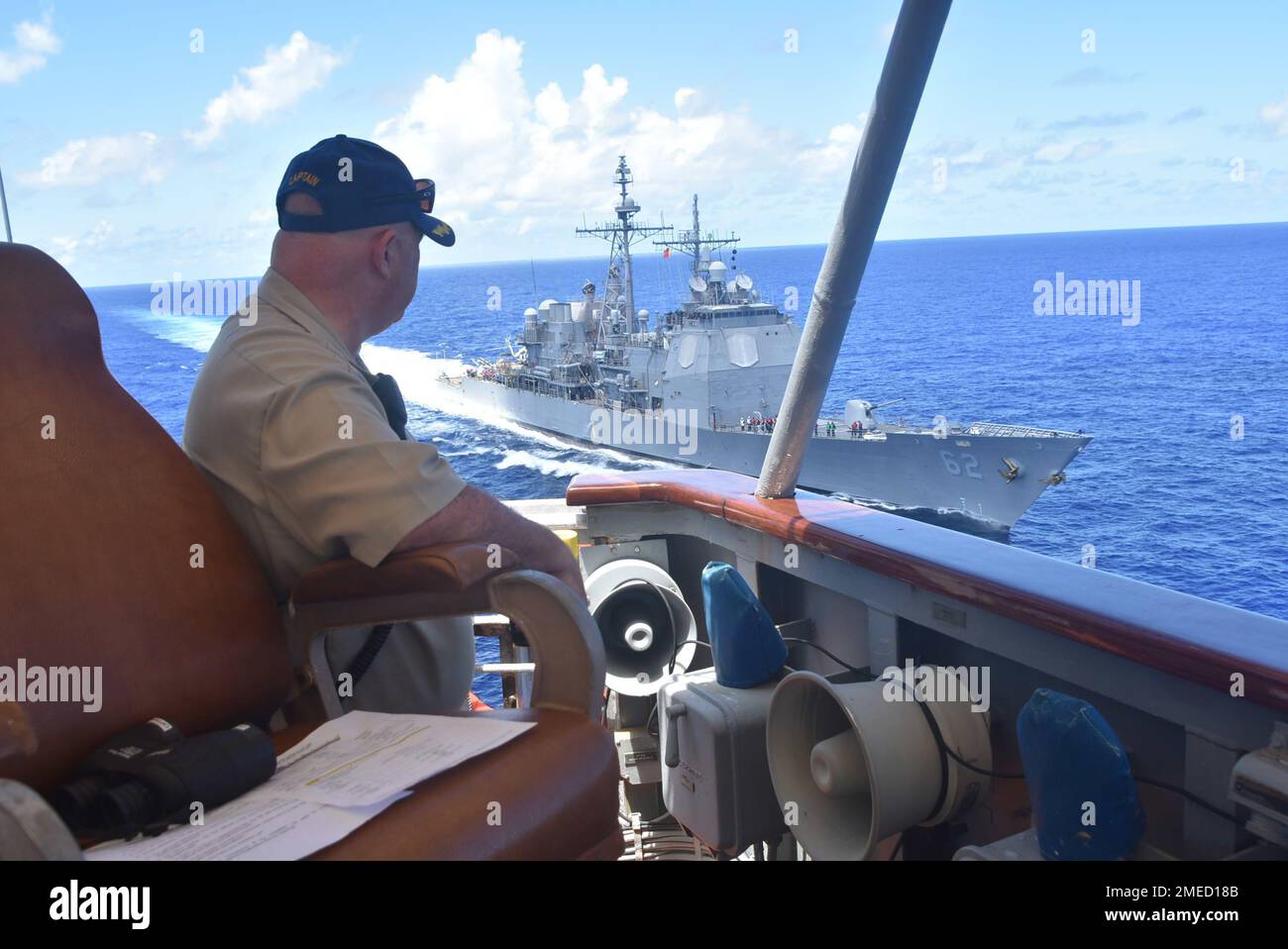 PHILIPPINE SEA (Aug. 16, 2022) – Capt. Steve Perdue, master of the ...