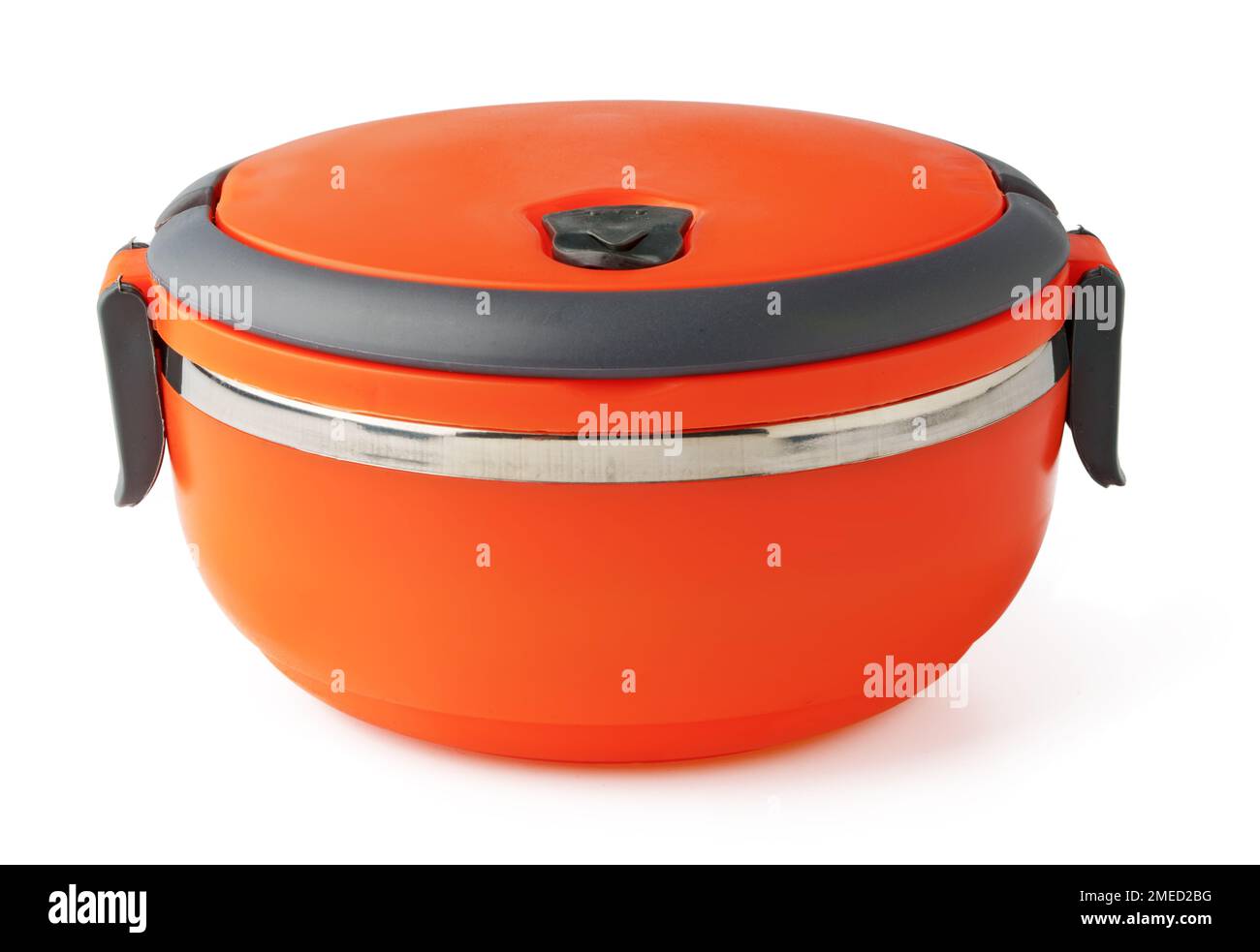 Empty food container isolated on white background Stock Photo - Alamy
