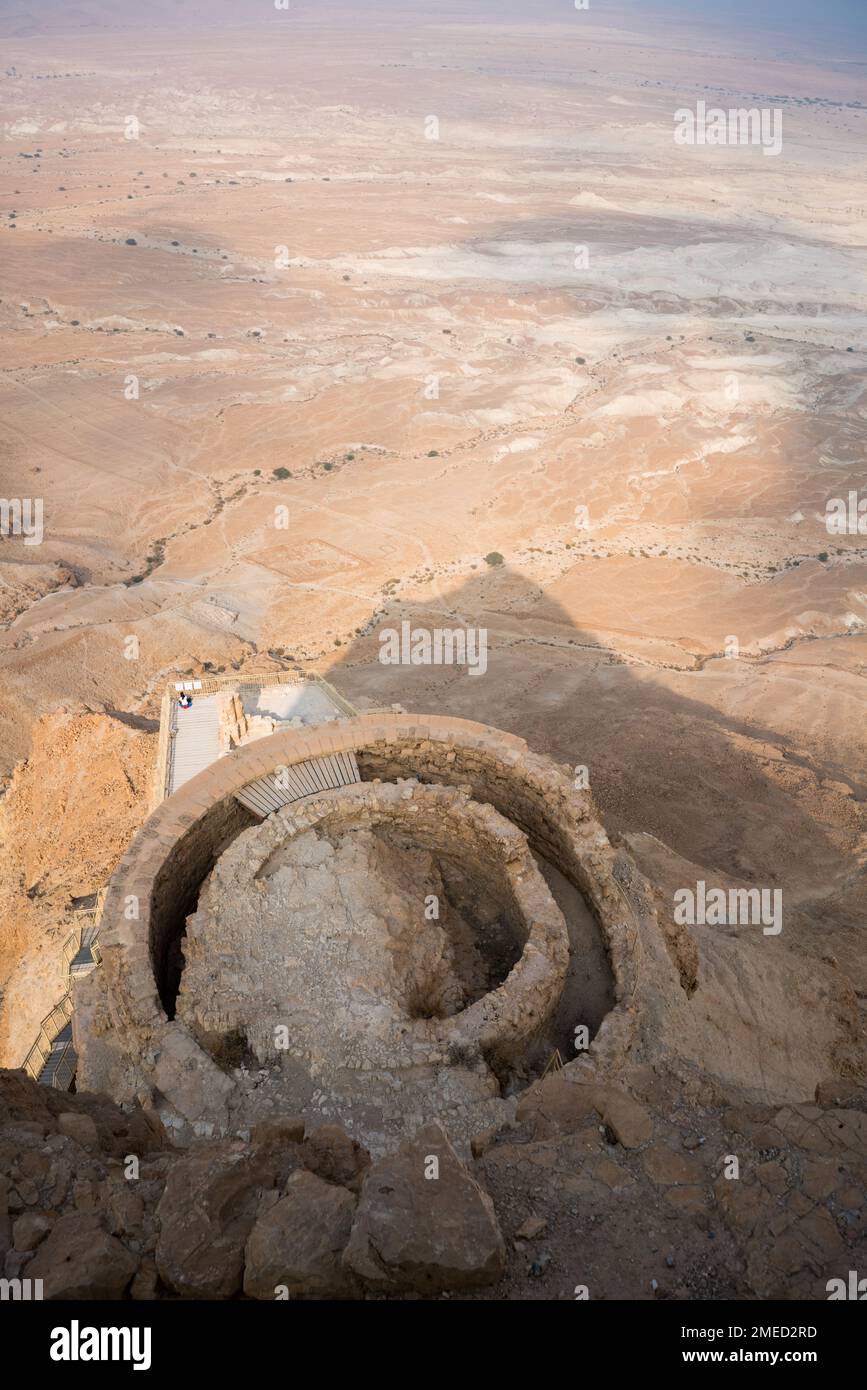 fort Masada, Judaean Desert, Israel, Asia Stock Photo - Alamy