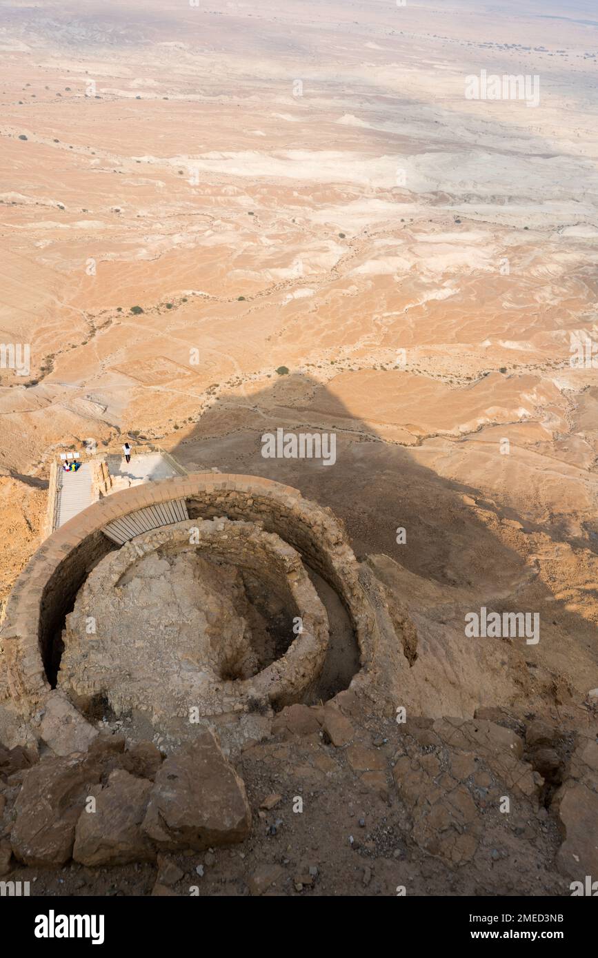 fort Masada, Judaean Desert, Israel, Asia Stock Photo - Alamy