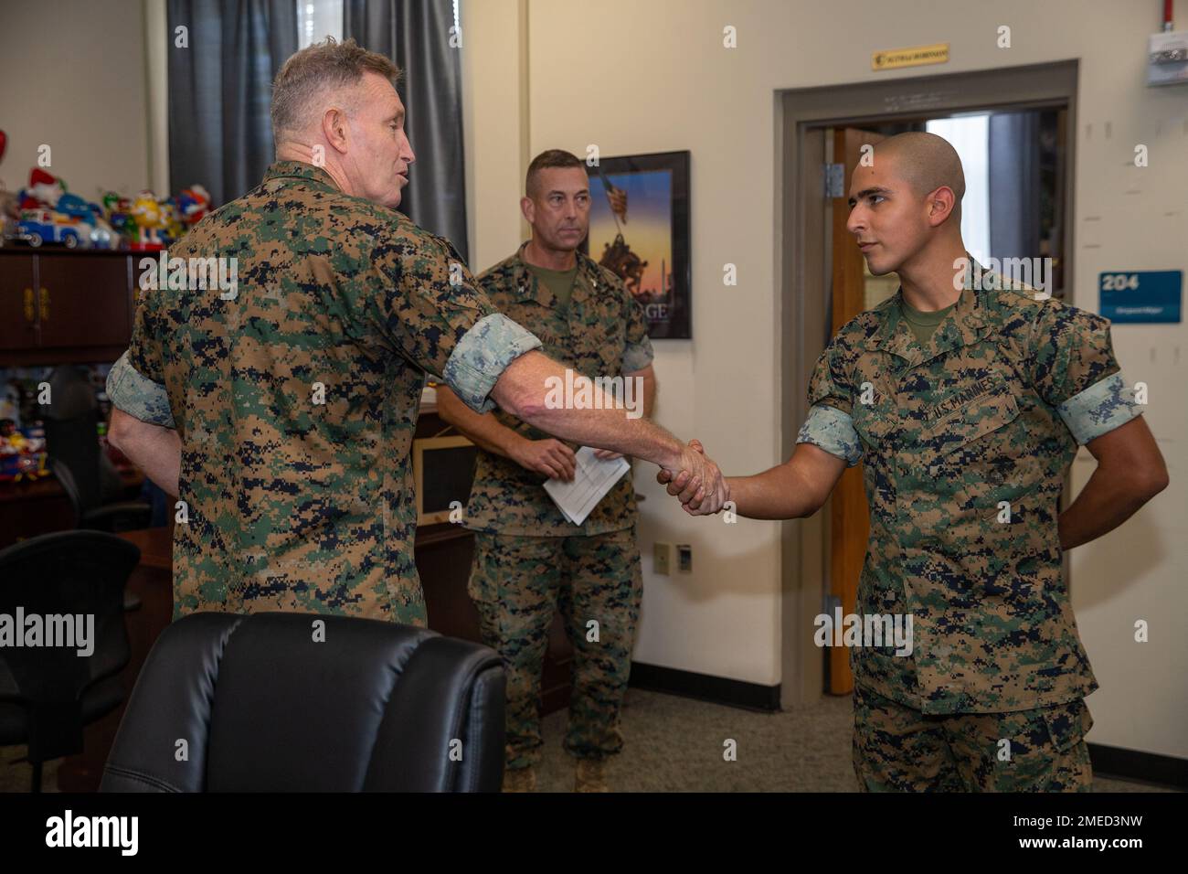 U.S. Marine Corps Maj. Gen. William J. Bowers, the commanding general ...
