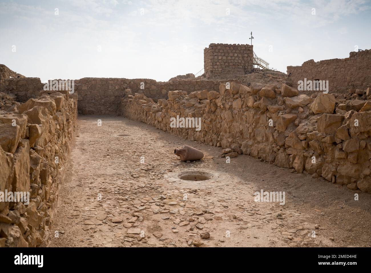 fort Masada, Judaean Desert, Israel, Asia Stock Photo - Alamy