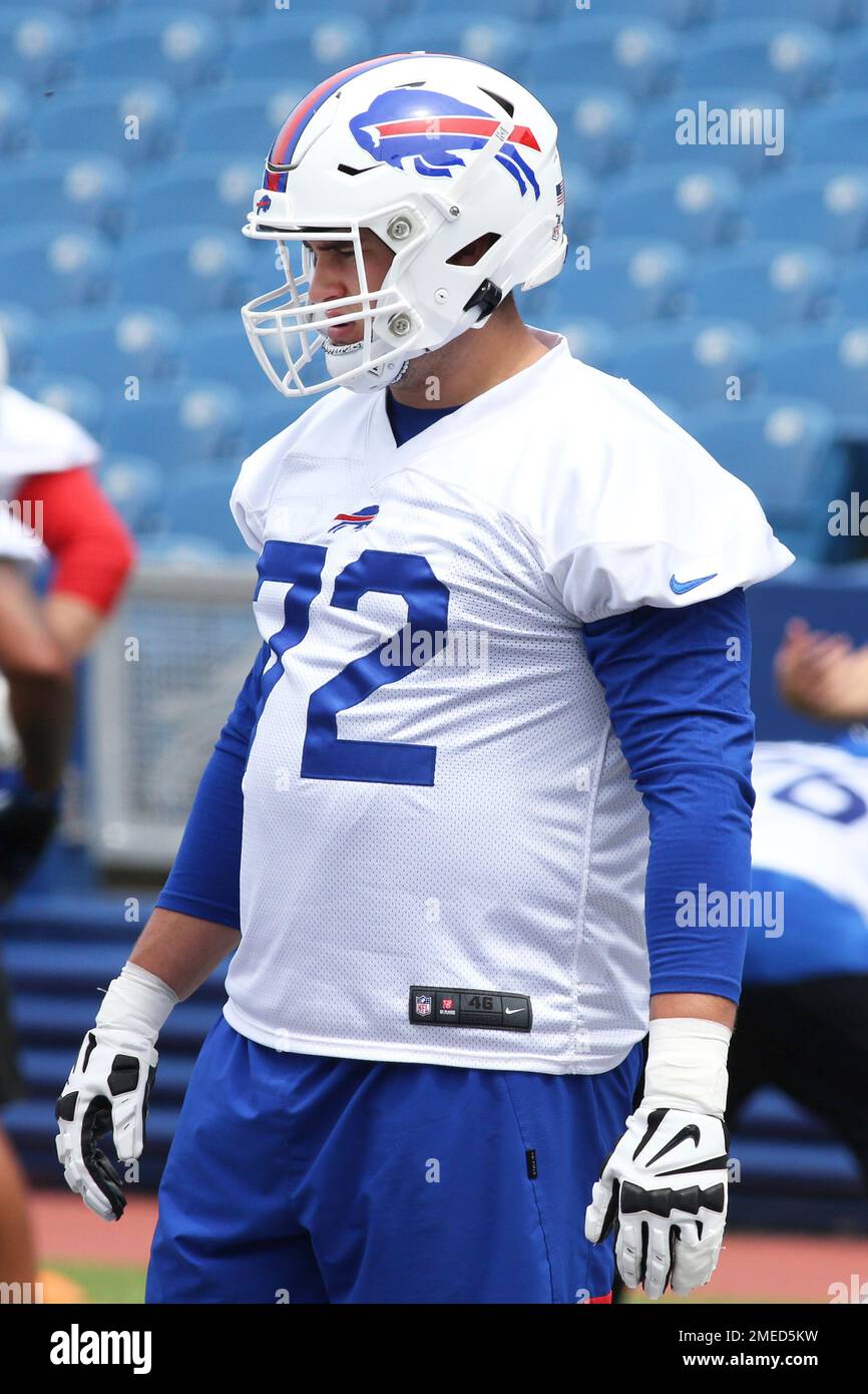 Buffalo Bills offensive lineman Tommy Doyle (72) during the NFL ...