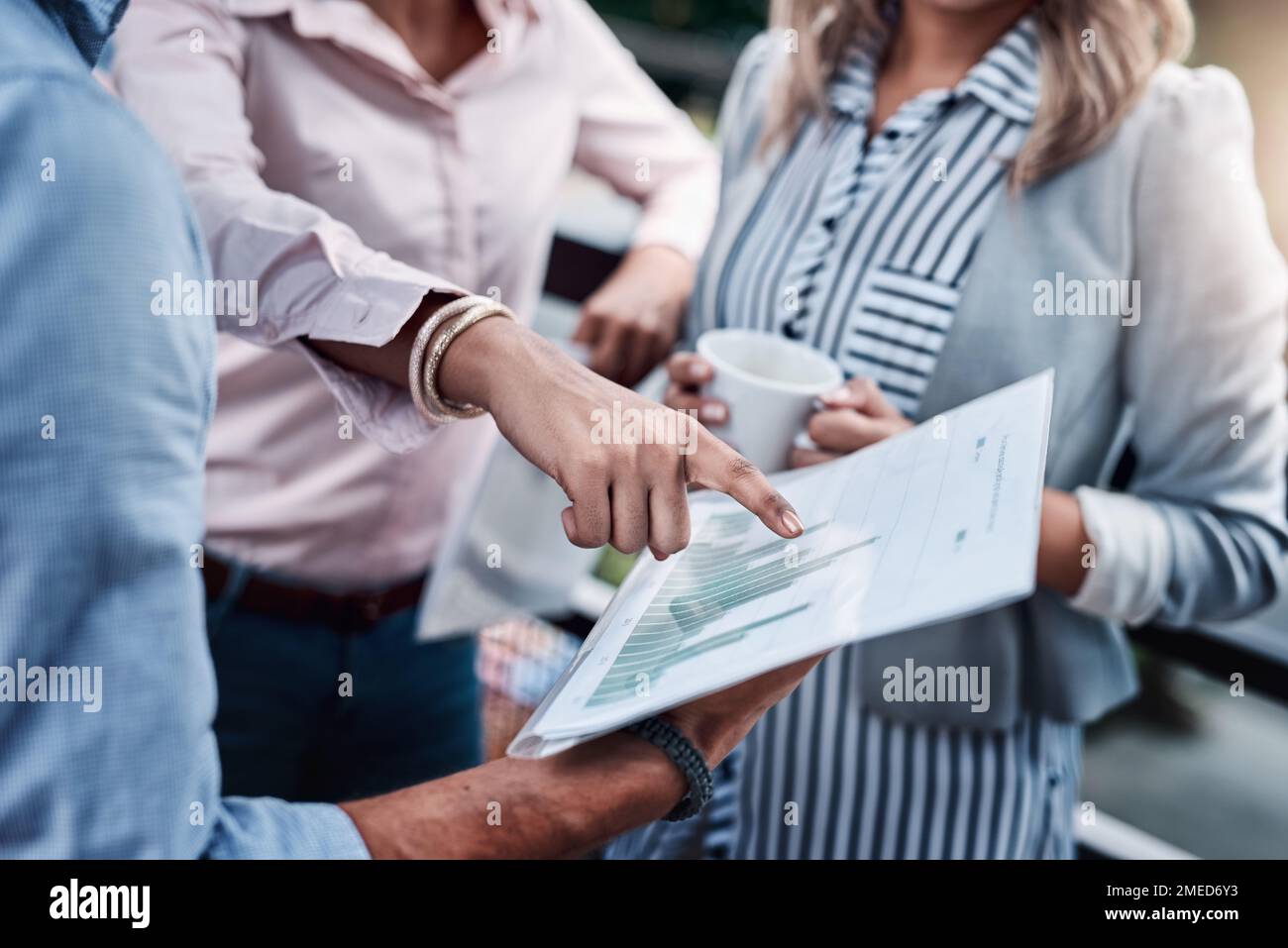 Getting things done is what they do. Closeup shot of a group of ...