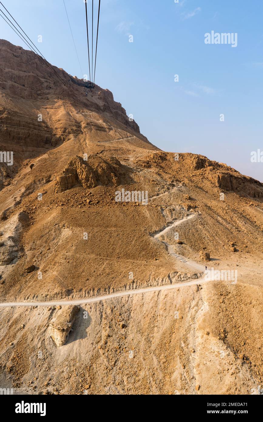 fort Masada, Judaean Desert, Israel, Asia Stock Photo - Alamy