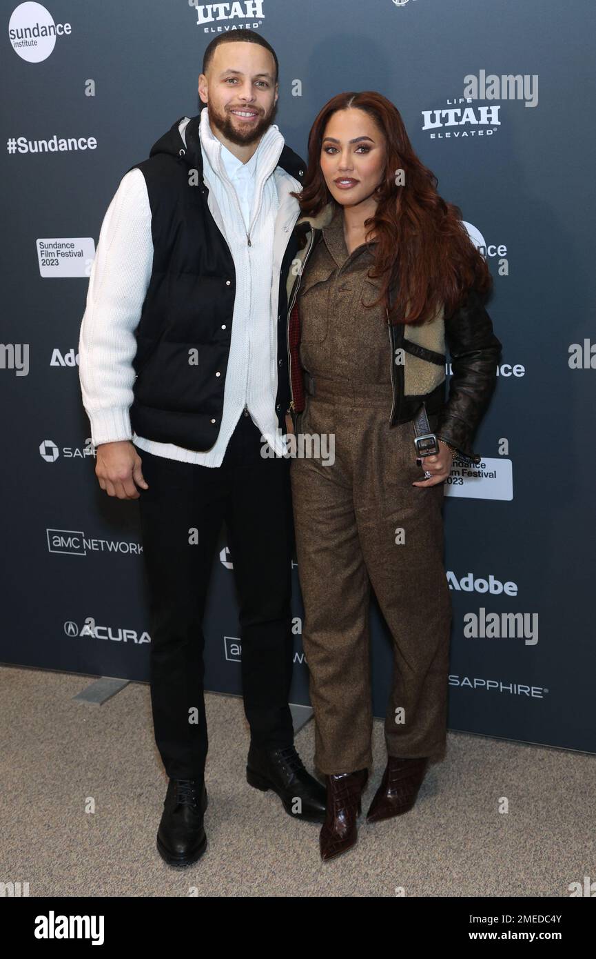 Park City, USA. 23rd Jan, 2023. Stephen Curry and Ayesha Curry arriving to the “Stephen Curry ...
