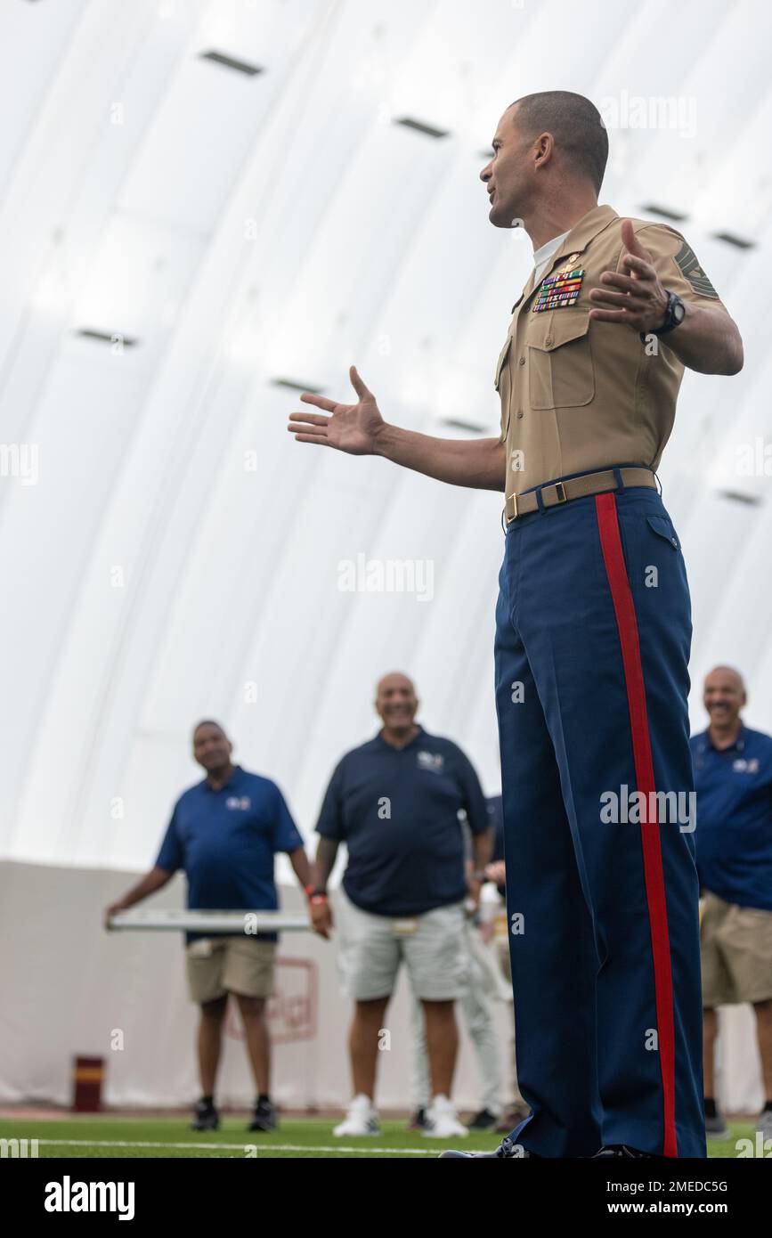 U.S. Marine Corps Sgt. Maj. Collin D. Barry, sergeant major, Marine ...