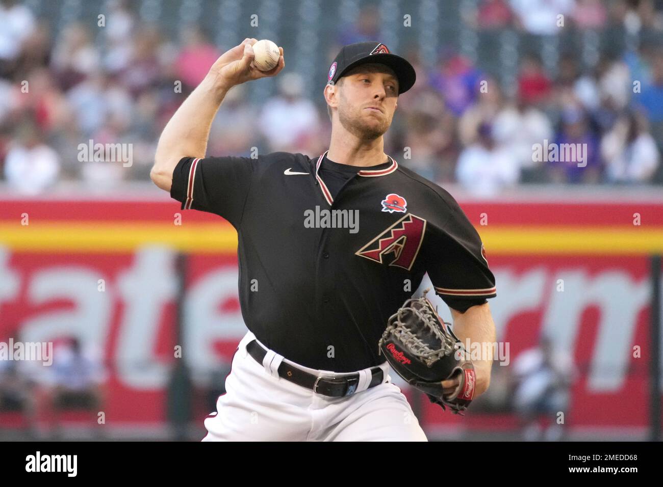 Arizona Diamondbacks pitcher Merrill Kelly throws against the New York ...