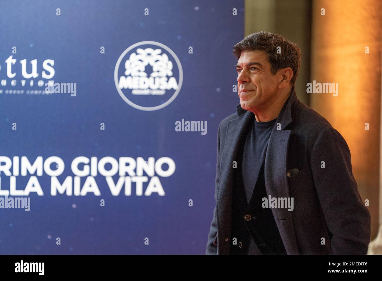 Rome, Italy. 23rd Jan, 2023. Pierfrancesco Favino attends the red ...