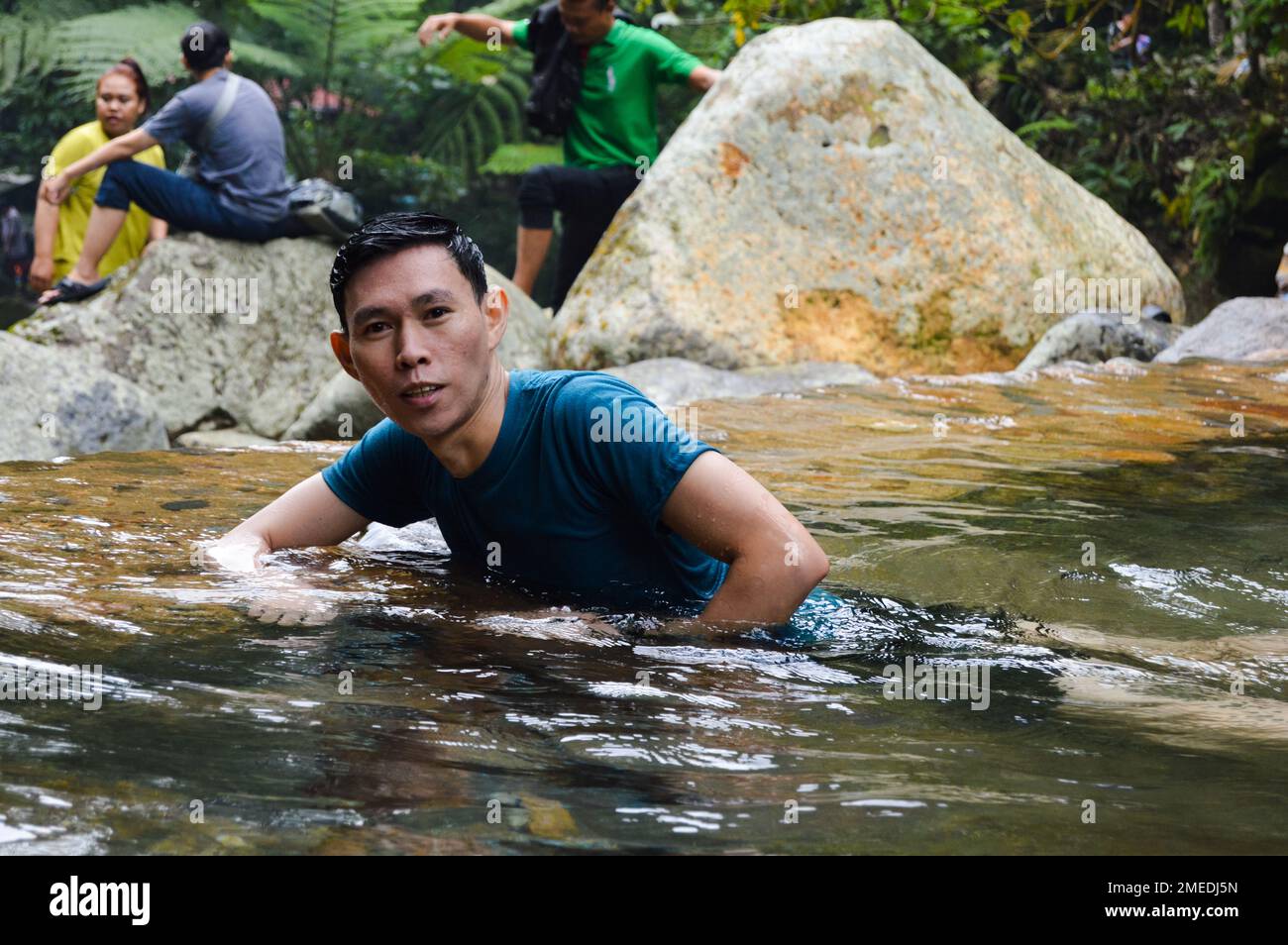 Swimming, Playing In The Water And Enjoying The Natural Beauty Of The ...