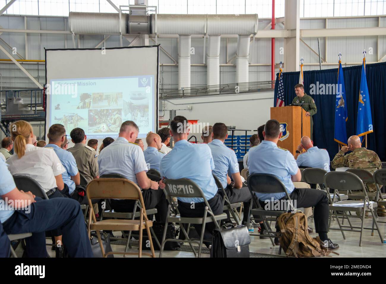 U.S. Air Force Colonel Brian Finnerty, commander, 129th Operations ...