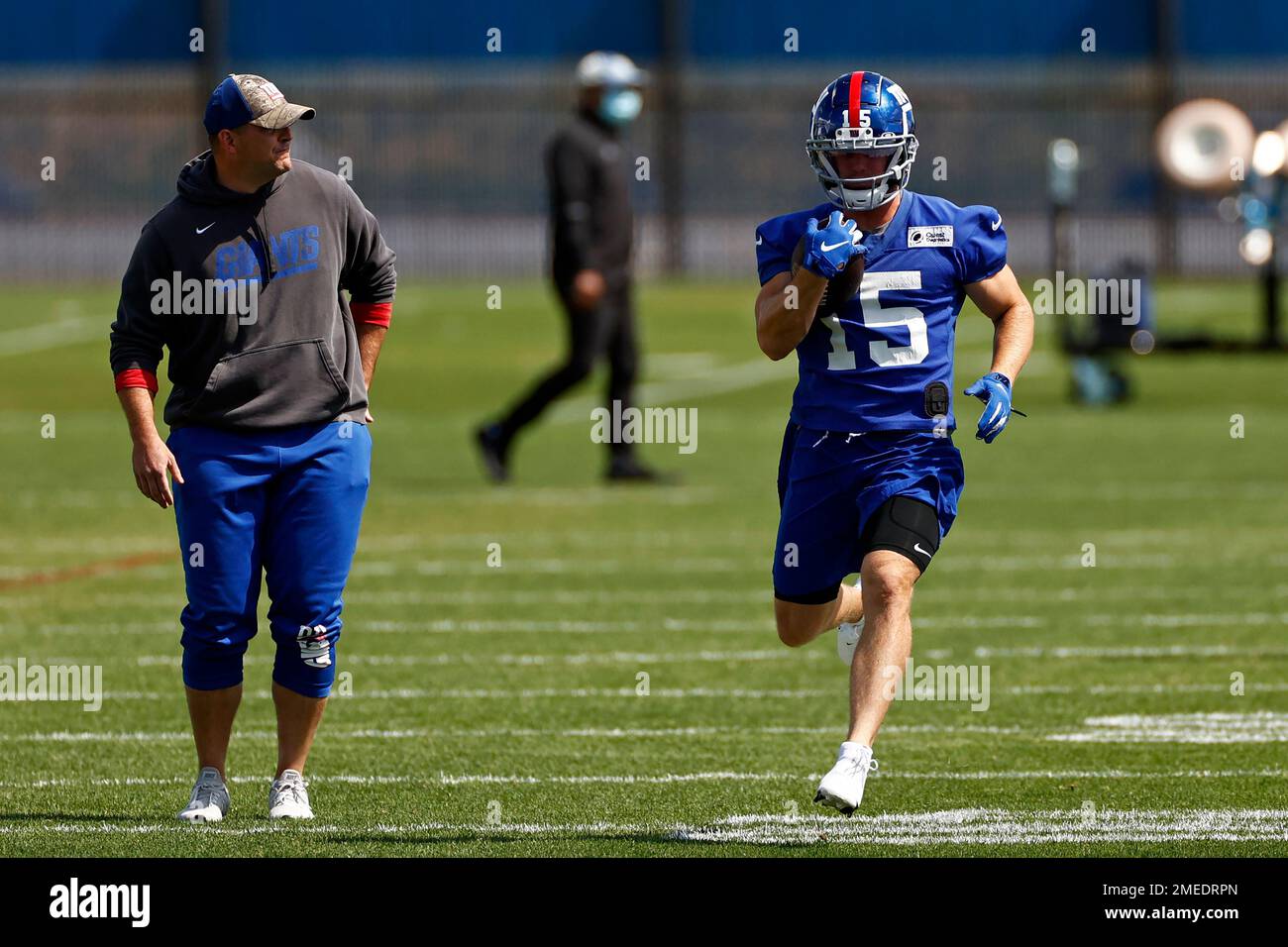 New York Giants wide receiver Alex Bachman during an NFL football ...