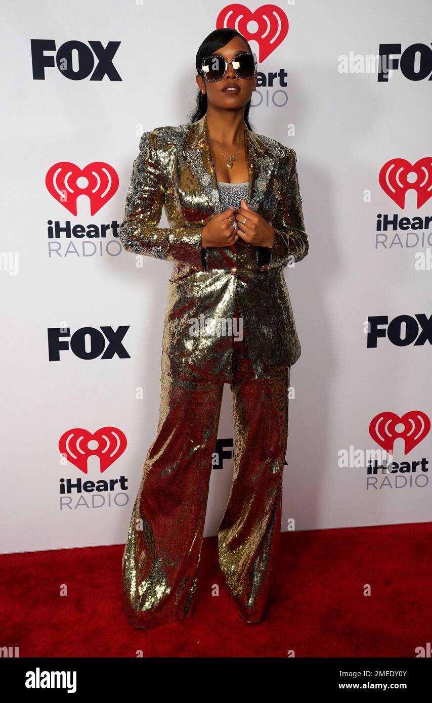 H.E.R., winner of the R&B artist of the year award, attends the ...