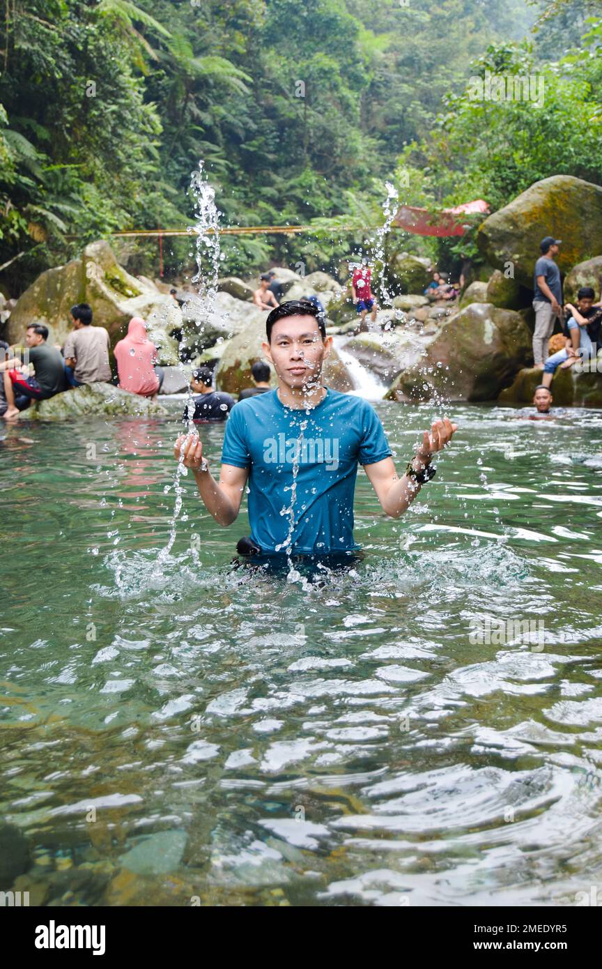 Swimming, Playing In The Water And Enjoying The Natural Beauty Of The ...