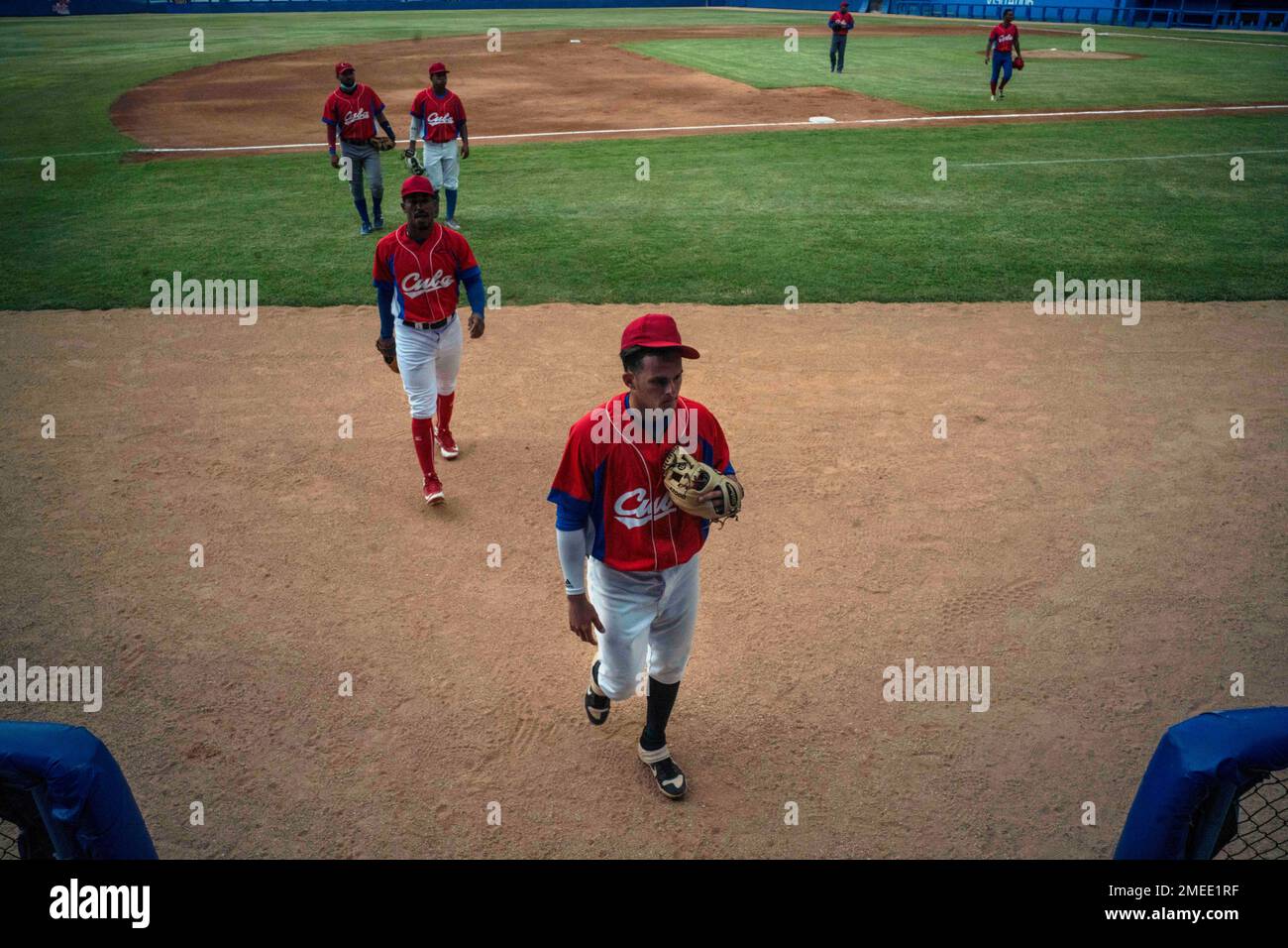 FILE - In this May 18, 2021 file photo, Cuban baseball player Cesar ...