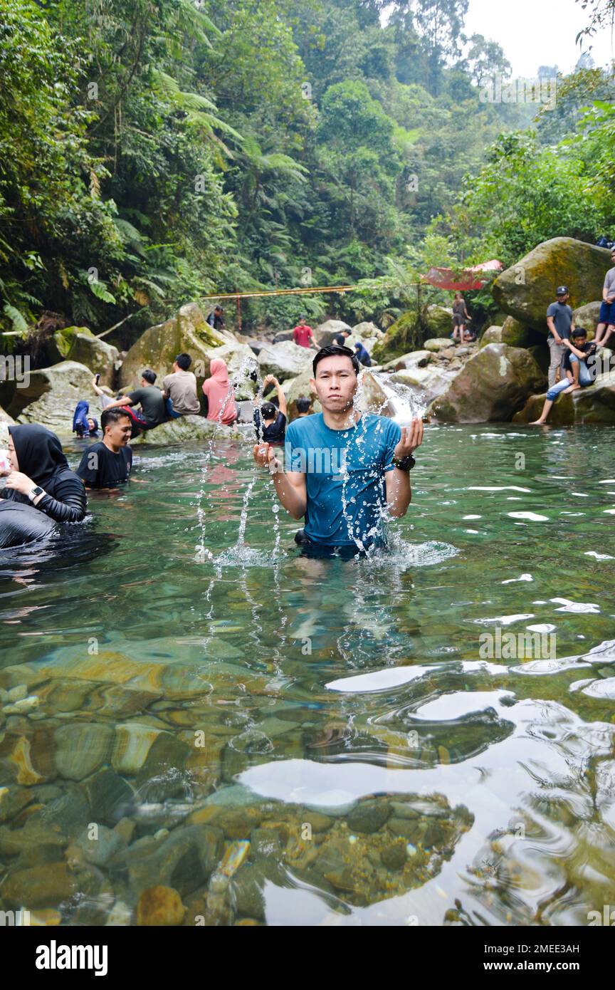 Swimming, Playing In The Water And Enjoying The Natural Beauty Of The ...