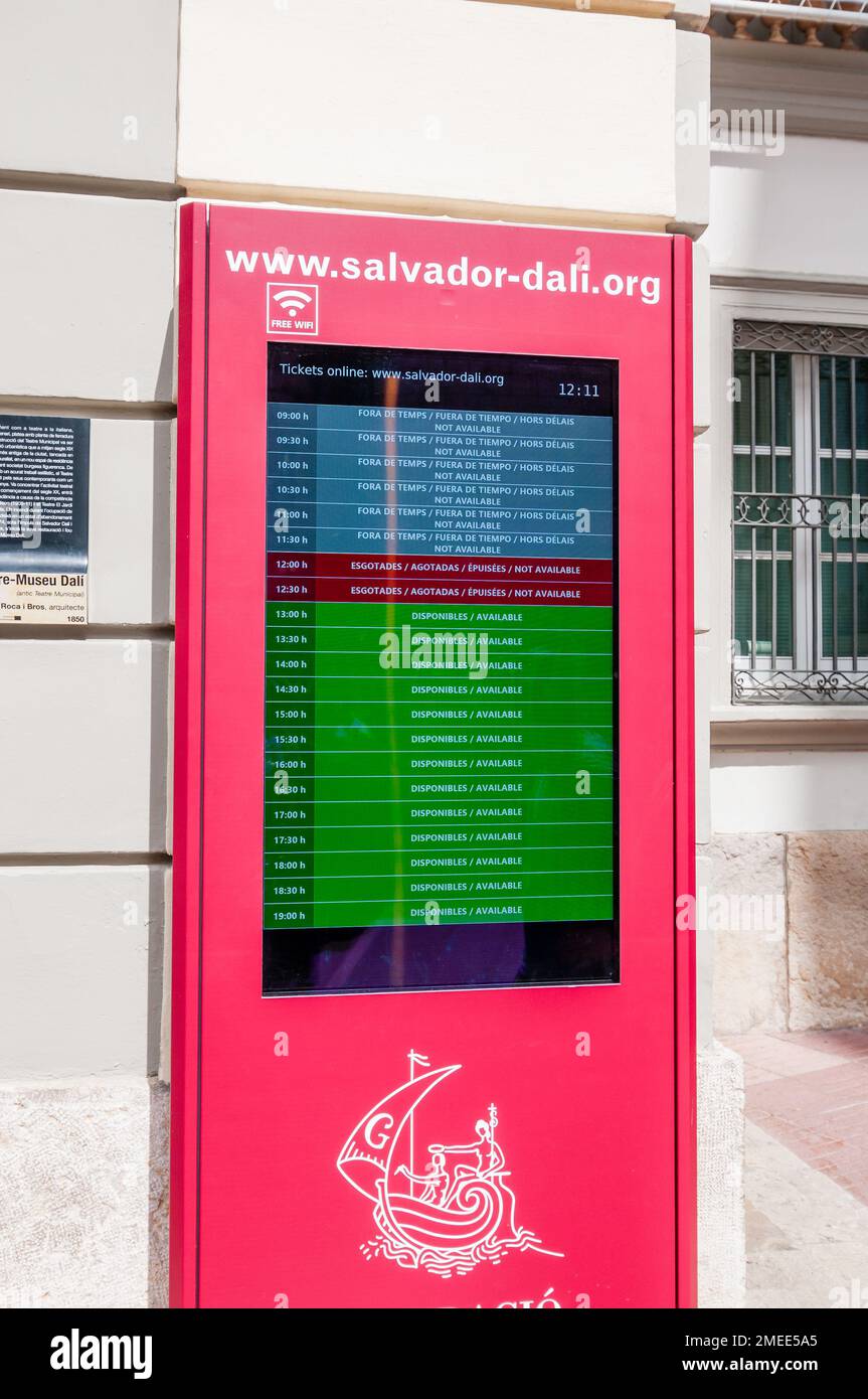 electronic notice board, information system for seeing the queue ...