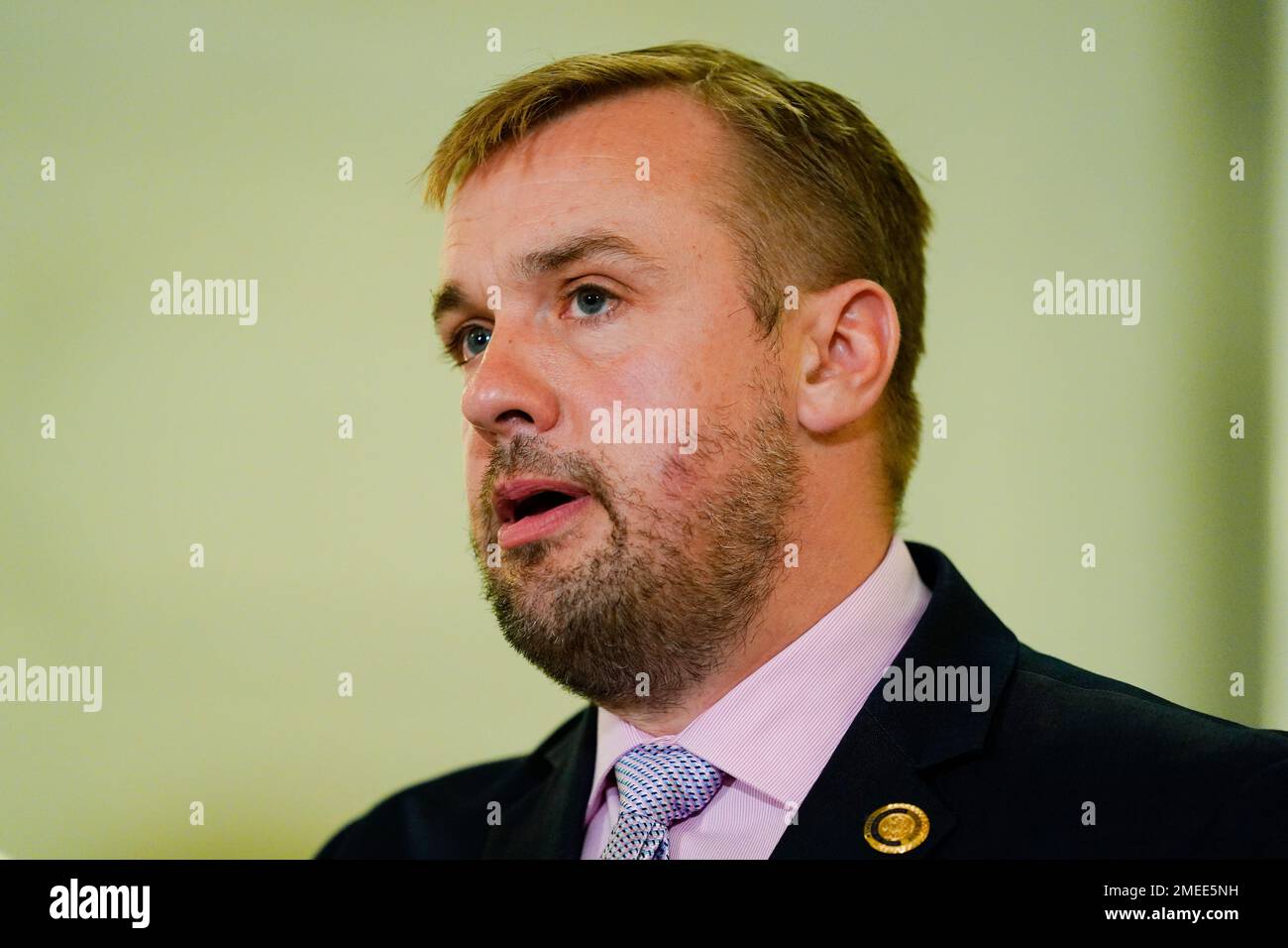 House Speaker Bryan Cutler, R-Lancaster, during a news conference at ...