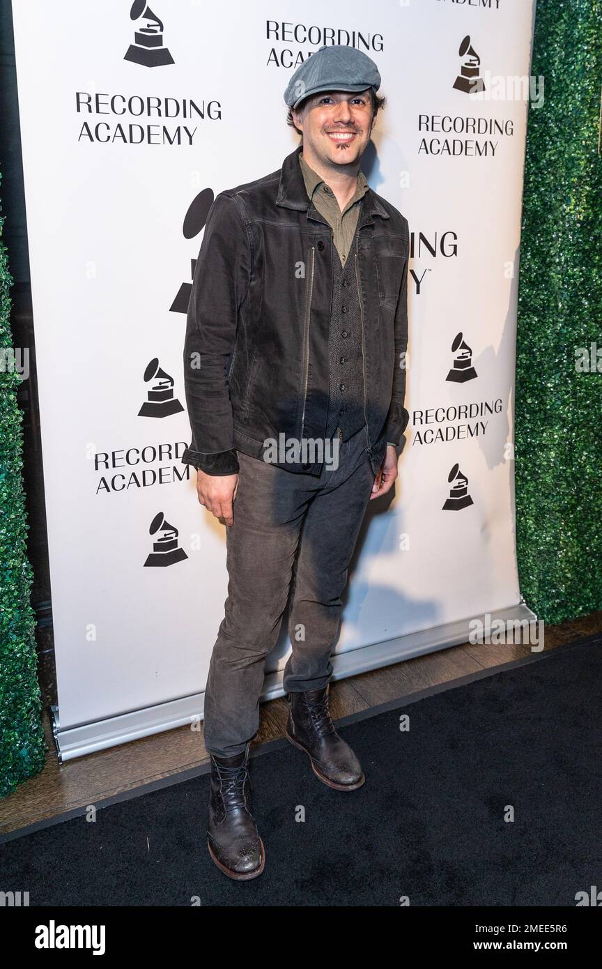 New York, USA. 23rd Jan, 2023. Matt Cusson attends 2023 GRAMMY New York ...