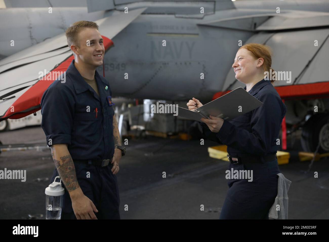 220816-N-IX644-2014 ATLANTIC OCEAN (Aug. 16, 2022) Damage Controlman ...