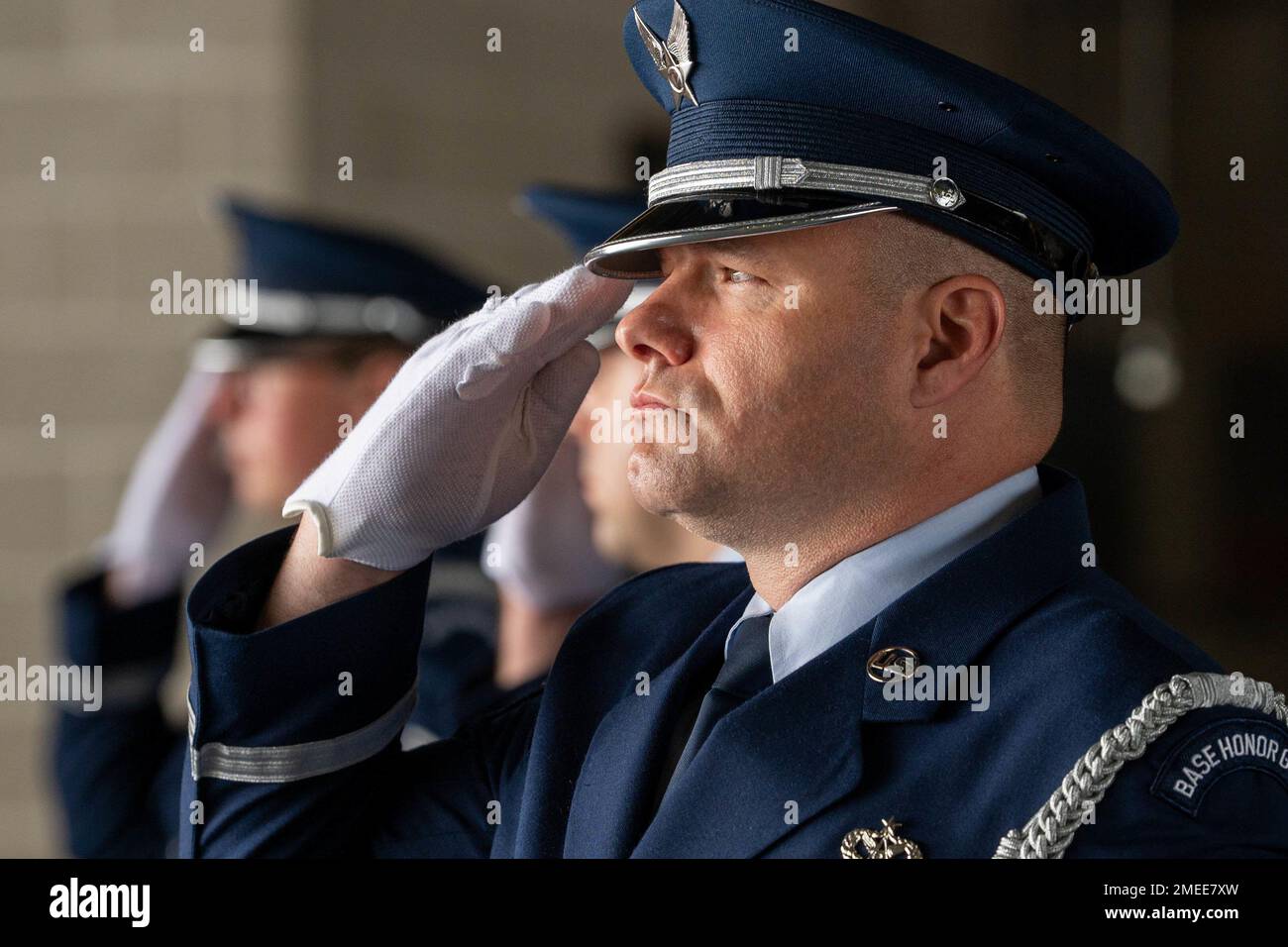 U.S. Air Force Master Sgt. Justin Boyden, Base Honor Guard ...
