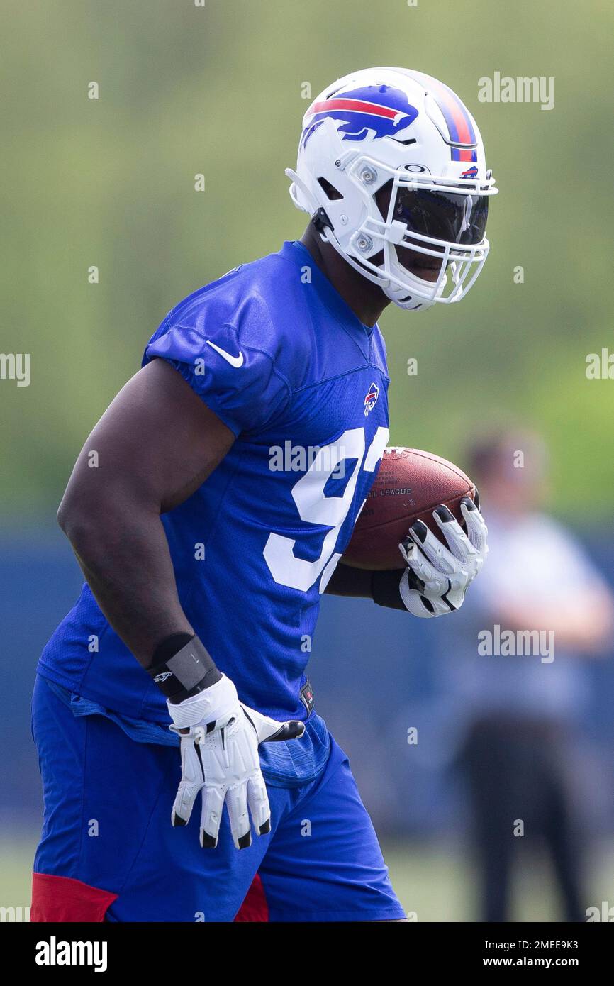 Buffalo Bills defensive lineman Efe Obada (93) during NFL football ...