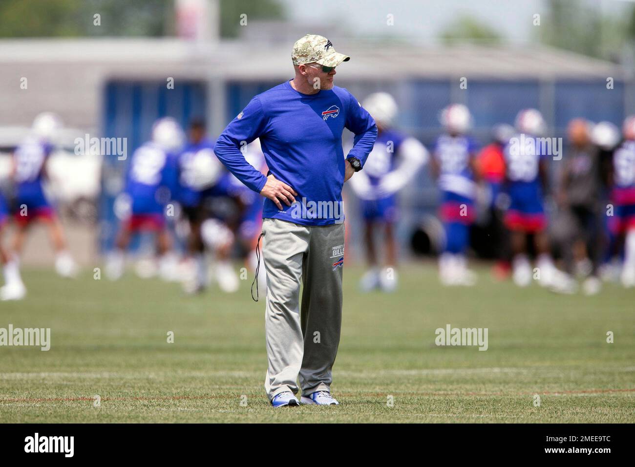Buffalo Bills head coach Sean McDermott walks the field during NFL ...