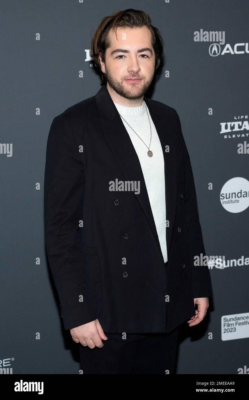 Michael Gandolfini attends the premiere of "Landscape with Invisible ...