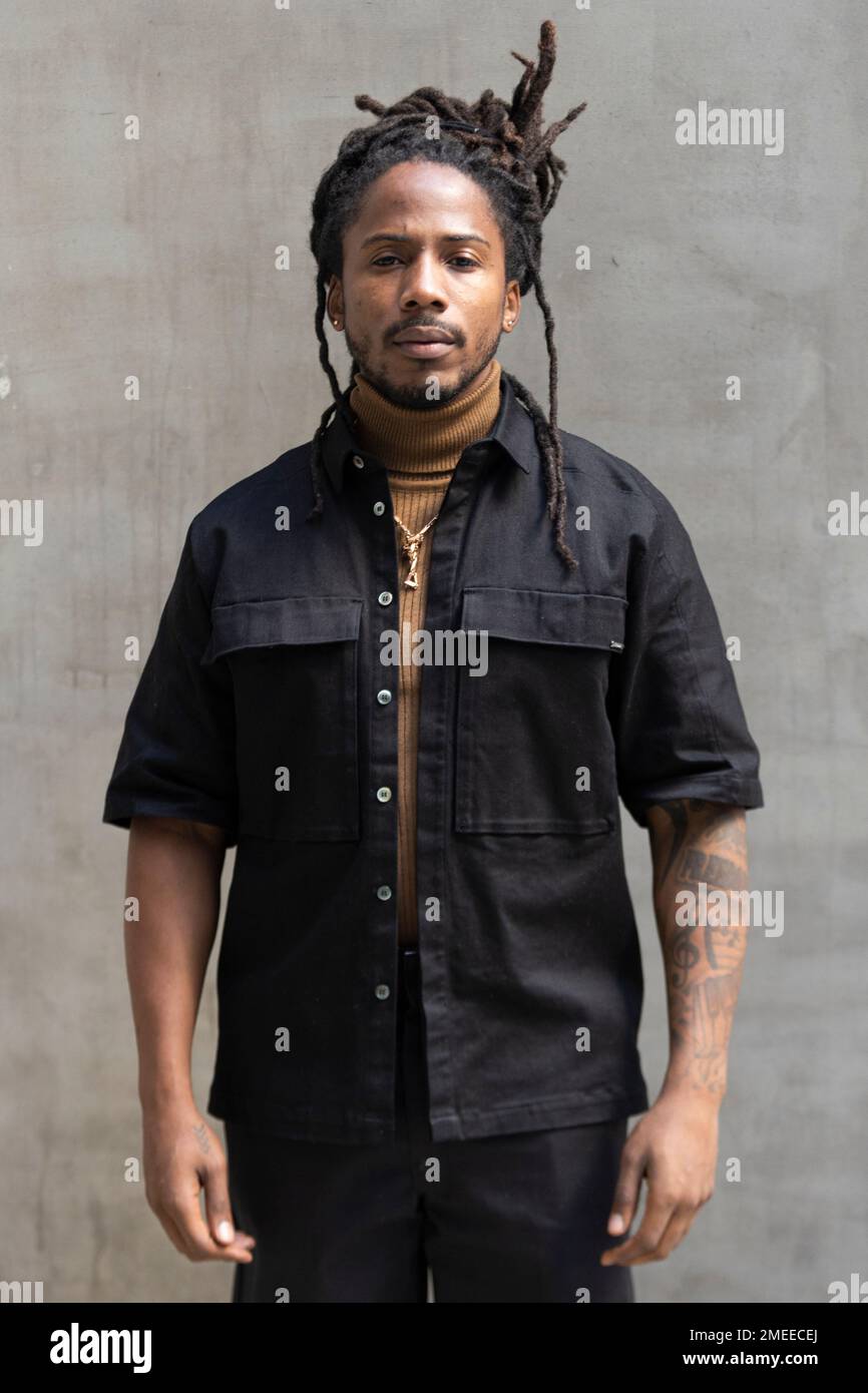 Rapper D Smoke poses for a portrait on Saturday, Dec. 26, 2020, in Los ...